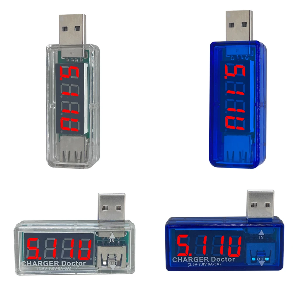 Digital-USB-Mobile-Power-Ladestrom-Spannungs-pr-fger-t-Mini-USB-Ladeger ...