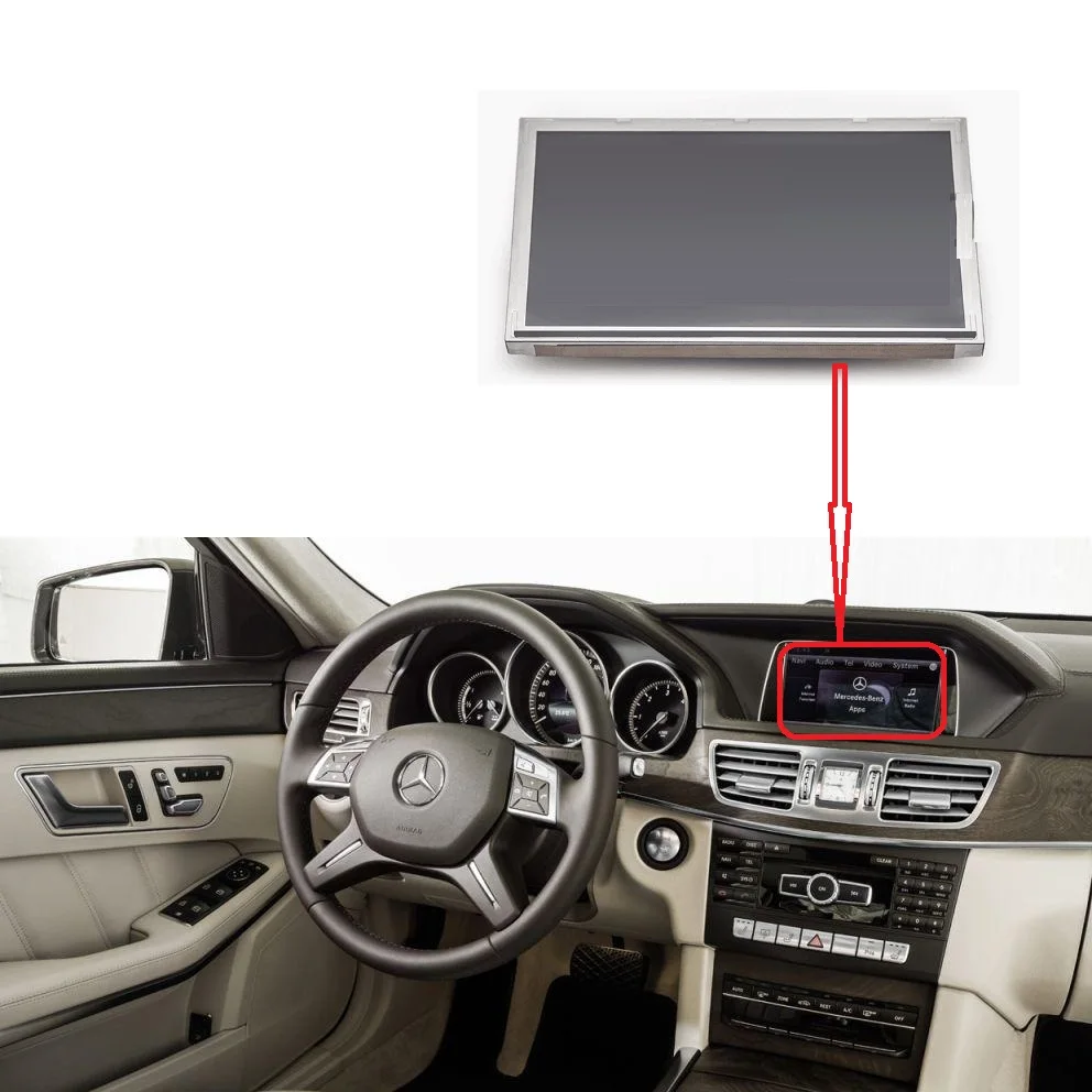 7 inch Display For Mercedes Benz W212 Screen E300 - 2014 Navigation LCD ...