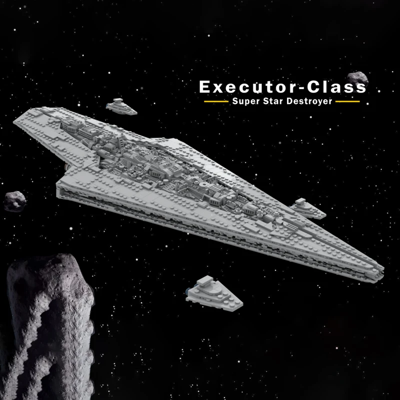 Executor-class 드레드노트 쌓기 블록 벽돌 세트, 모델 빌딩 키트, 어린이 교육 완구, 2131 개