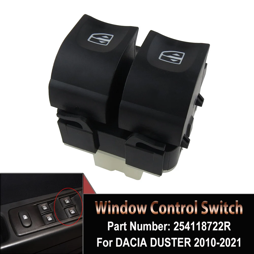 254118722R Electric Power Master Window Control Switch For Renault ...