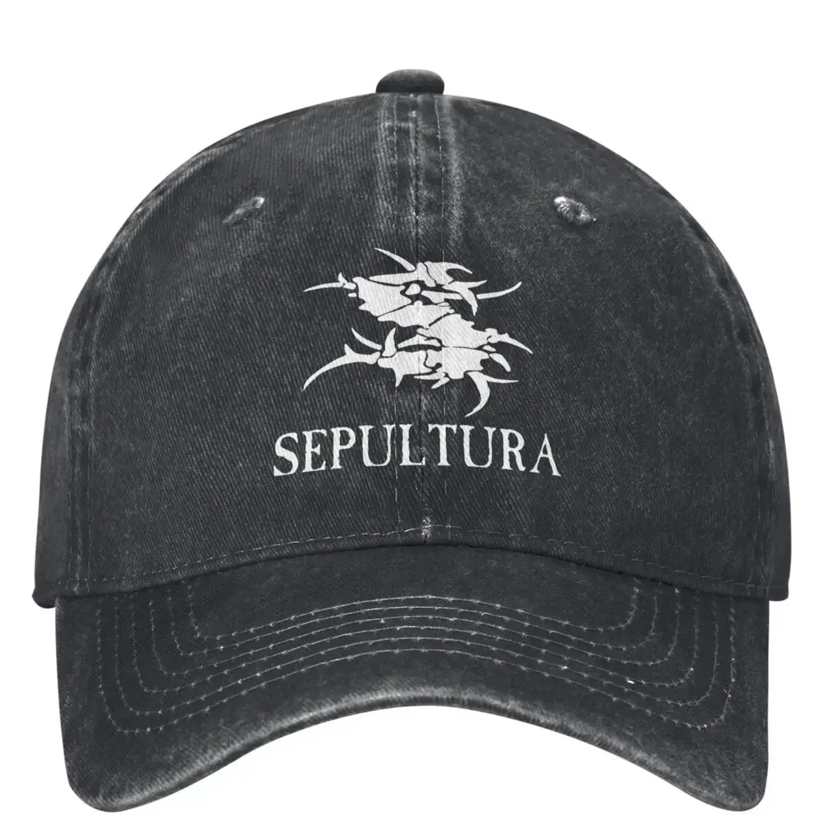 Sepultura Denim Baseball Cap Brazilian Heavy Metal Band Sun Hip Hop Dad ...