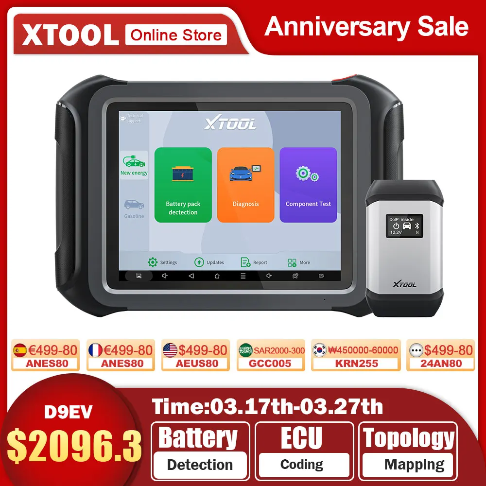 2024-XTOOL-D9EV-for-Energy-Vehicle-OBD2-Diagnostic-Tool-for-Tesla-for ...