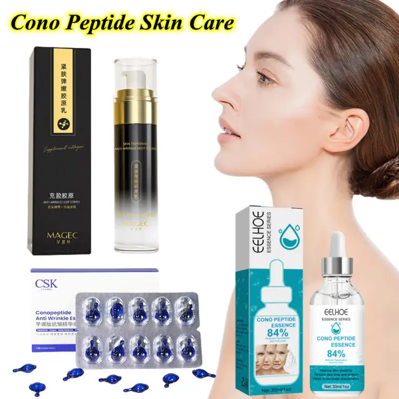 Cono Peptide Anti Wrinkle Essence Tightening Collagen Emulsion Repair Firming Skin Moisturizing ...