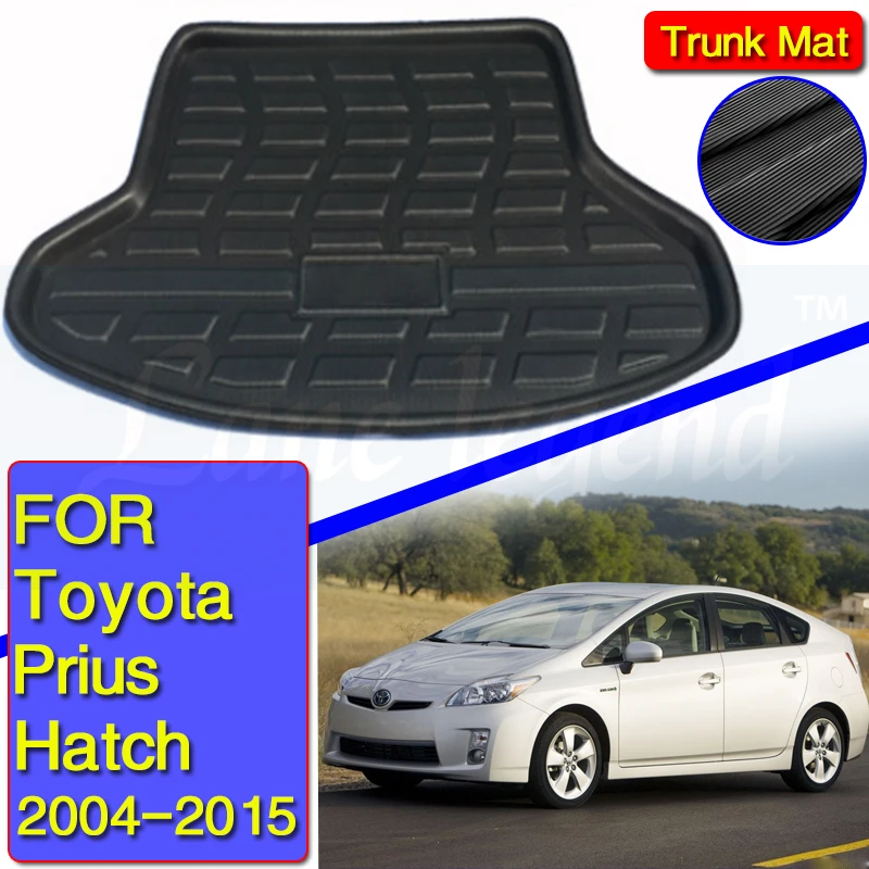 For Toyota Prius 2004-2015 Rear Trunk Cargo Liner Boot Mat Floor Carpet ...