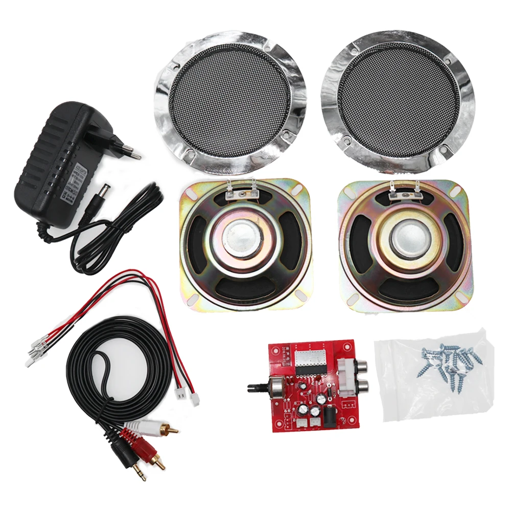 Arcade-Game-Console-Audio-Amplifier-Kit-Amplifier-4-inch-5W-Speakers ...