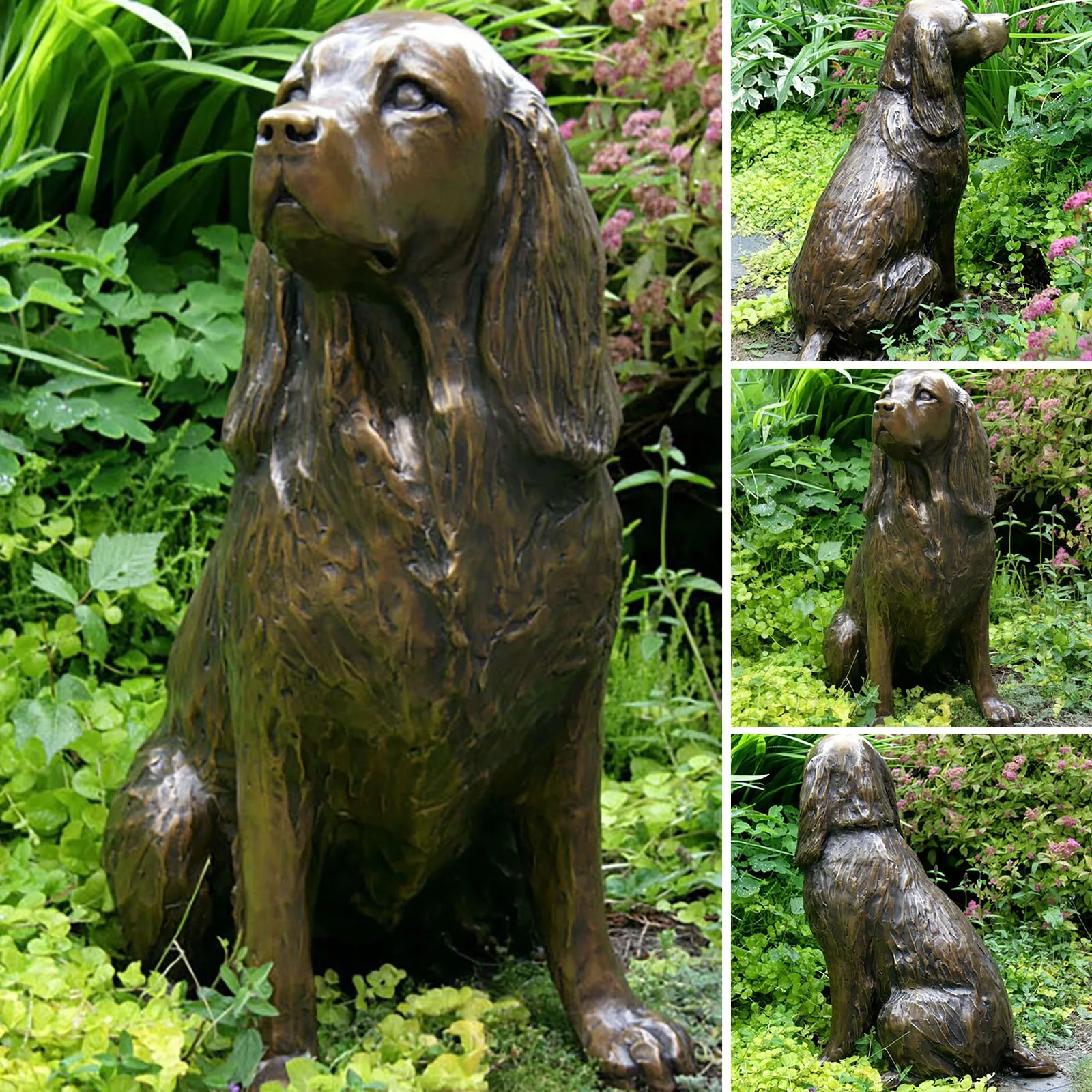 Garden-Decoration-Dog-Resin-Decoration-Springer-Spaniel-Dachshund ...