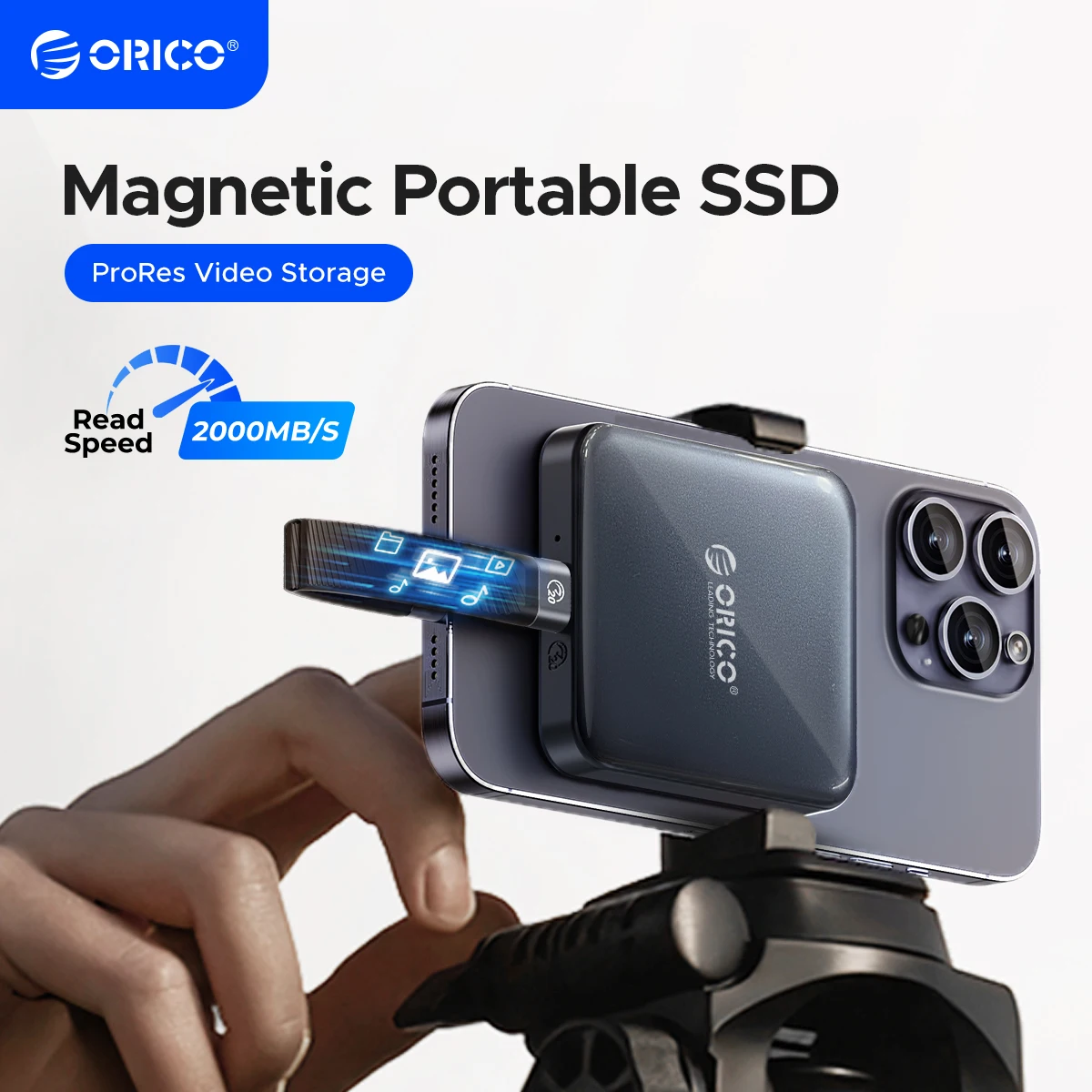 ORICO-Magnetic-Portable-SSD-USB3-2-20Gbps-Supports-4K-ProRes-Video ...