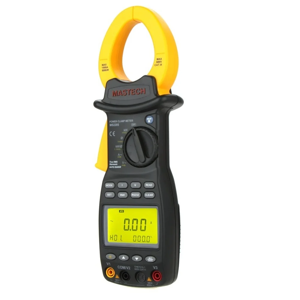 Ms2205 3 Phase Digital Energy Clamp Meter Power Factor Lcd - AliExpress