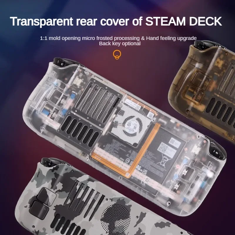 Protective-Case-for-Steam-Deck-Heat-Dissipation-Rear-Cover-Transparent ...