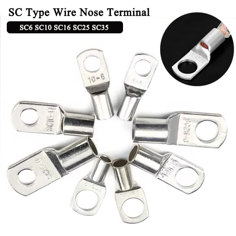 SC-Type-Wire-Nose-Terminal-SC6-SC10-SC16-SC25-SC35-Bare-Copper-Battery ...