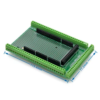 Arduino MEGA2560 Double-side PCB Prototype Screw Terminal Block Shield ...