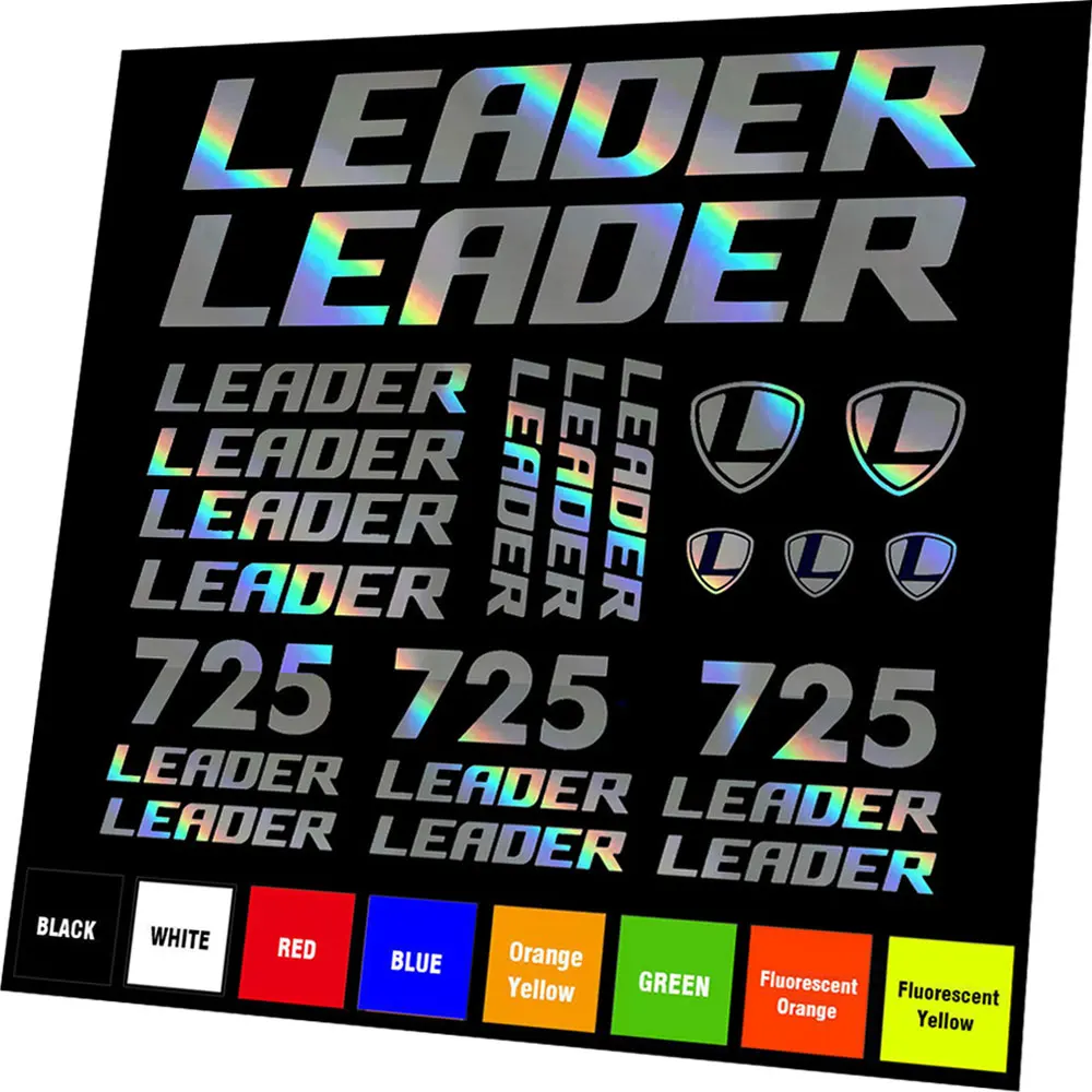 LEADER 725 비닐 데칼 스티커 키트 세트, 자전거 프레임 호환 가능| | - AliExpress