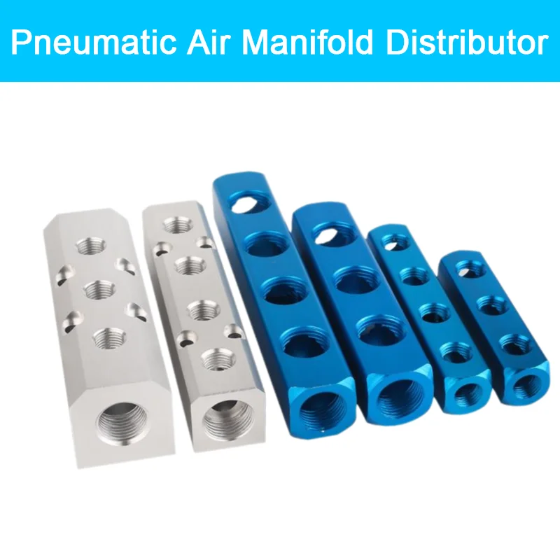 Versatile Pneumatic Manifold Splitter with Quick Connectors 1/8 1/4 3/8 ...