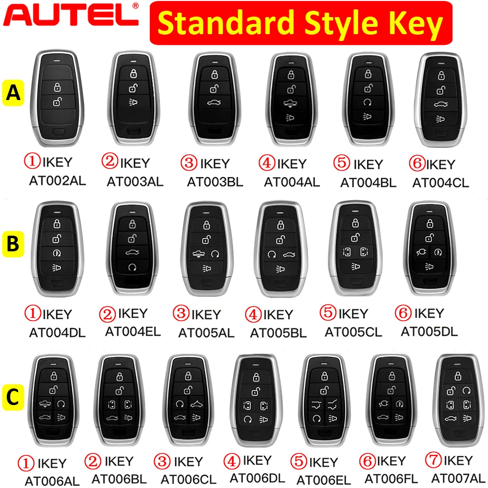 AUTEL-MaxiIM-IKEY-Standard-Style-Independent-Smart-Car-Key-Work-with ...