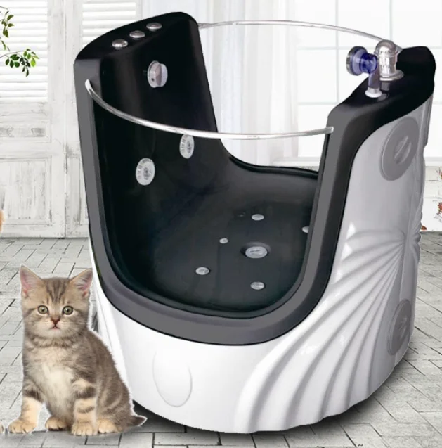 Professional-Pet-Dog-Electric-Grooming-Bathing-Tub-Spa-Massage-Bubbles ...