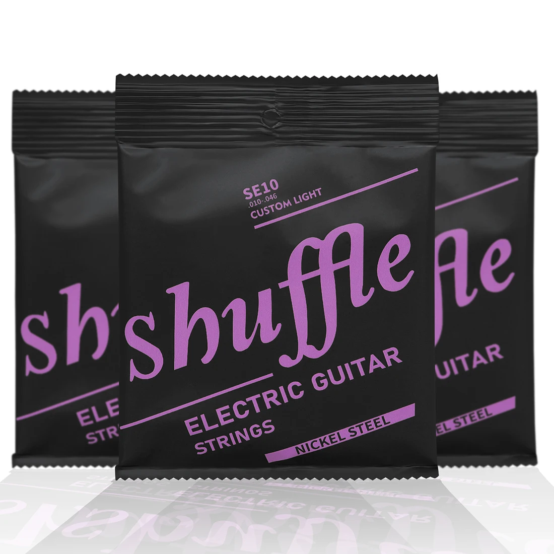 Shuffle SE10 Electric Guitar Strings Hexagonal High Carbon Steel Core ...