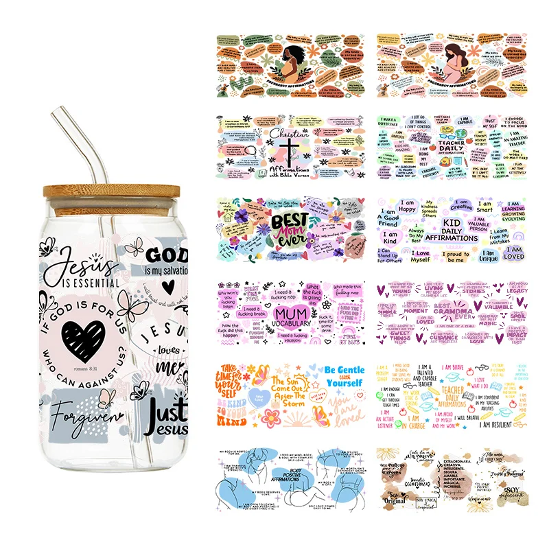 1PCS-Positive-Daily-Affirmations-Reminders-Pegatinas-UV-Dtf-Transfer ...