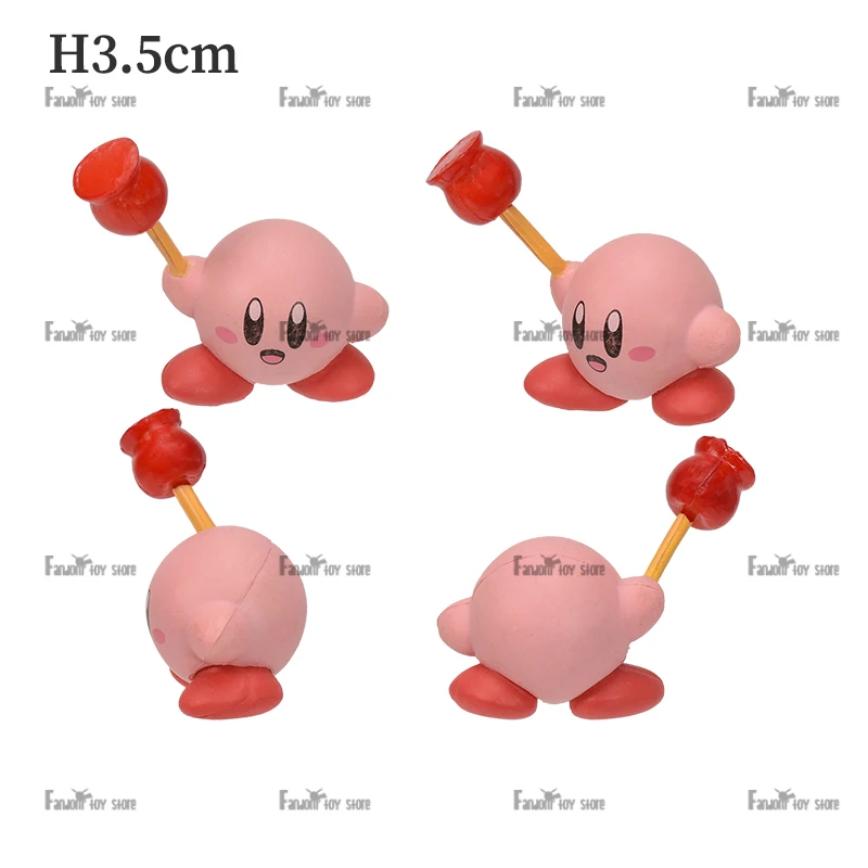 Anime Game Kirby Figure Kirby Waddle Dee Magolor PVC Toys Pink Cartoon ...