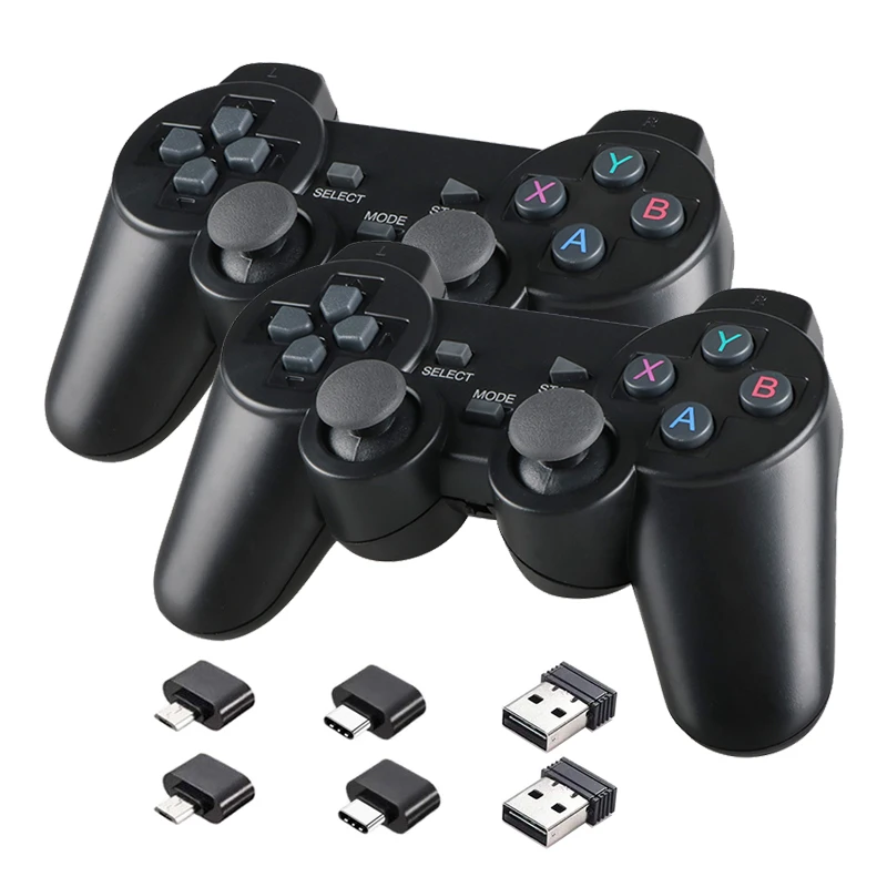 2.4ghz Gamepad Sem Fio Para Computador Portátil Usb Controlador De Jogo ...