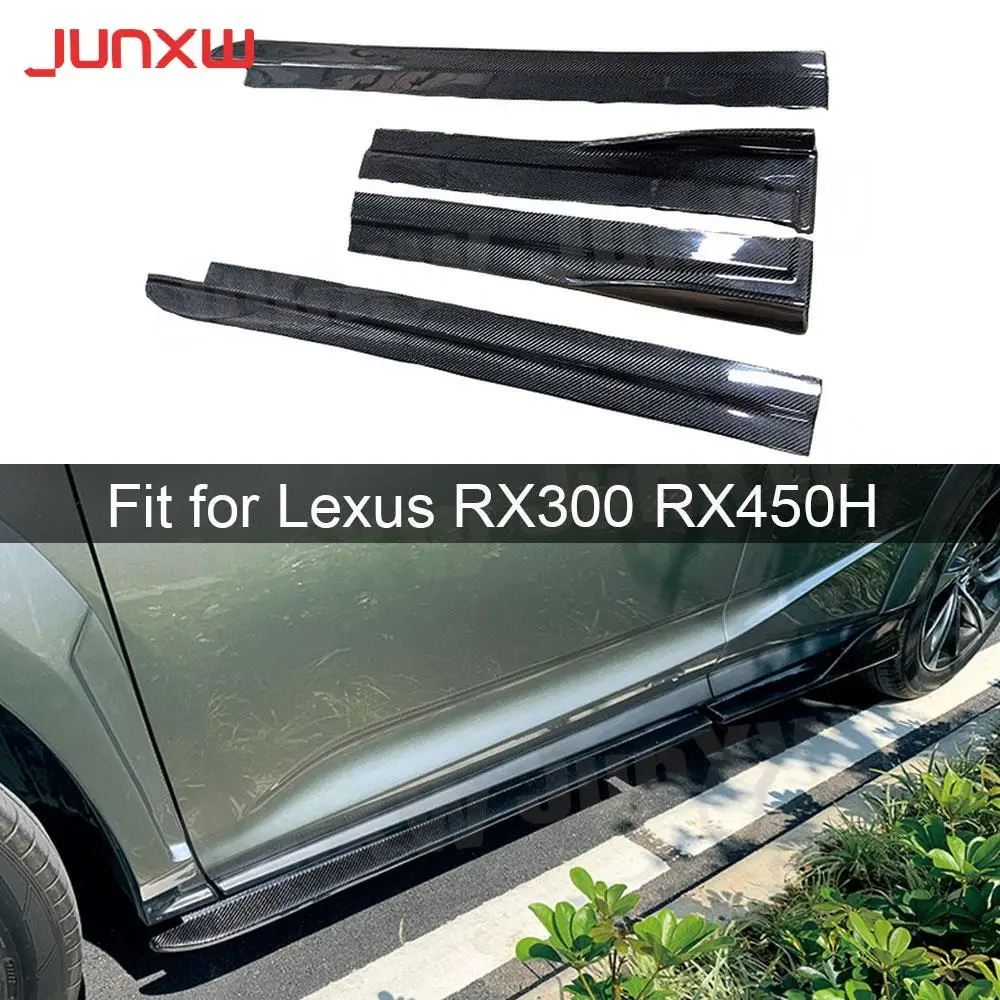 Carbon-Fiber-Side-Skirts-For-Lexus-RX300-RX450H-2016-2020-FRP-Car-Door ...