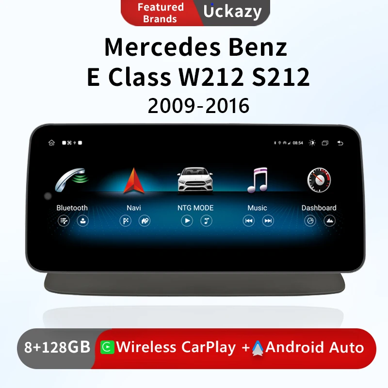 128GB-Wireless-Carplay-AutoRadio-Android-12-For-Mercedes-W212-2009-2016 ...
