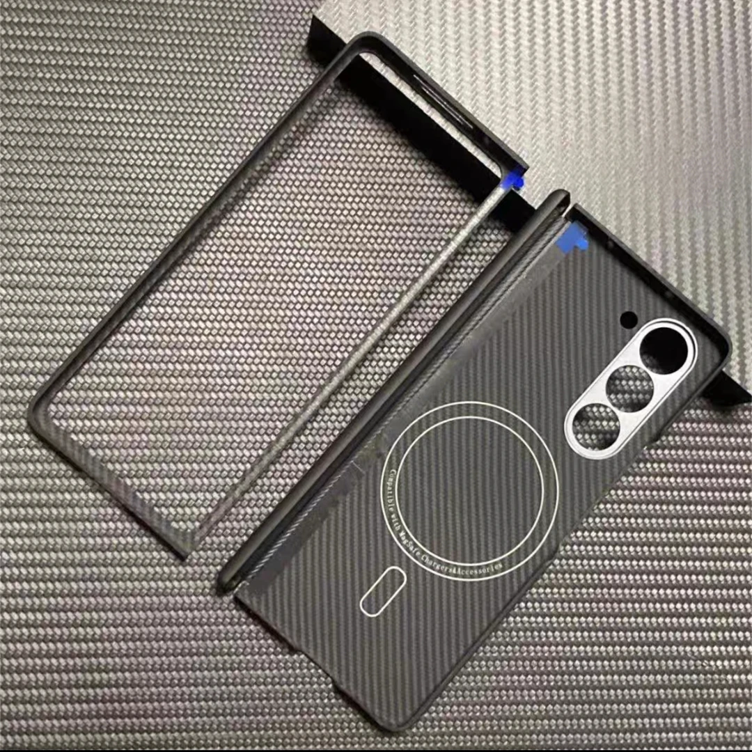 Genuine-Real-Carbon-Fiber-Slim-Magsafe-Case-For-Samsung-Galaxy-Z-Fold-5 ...