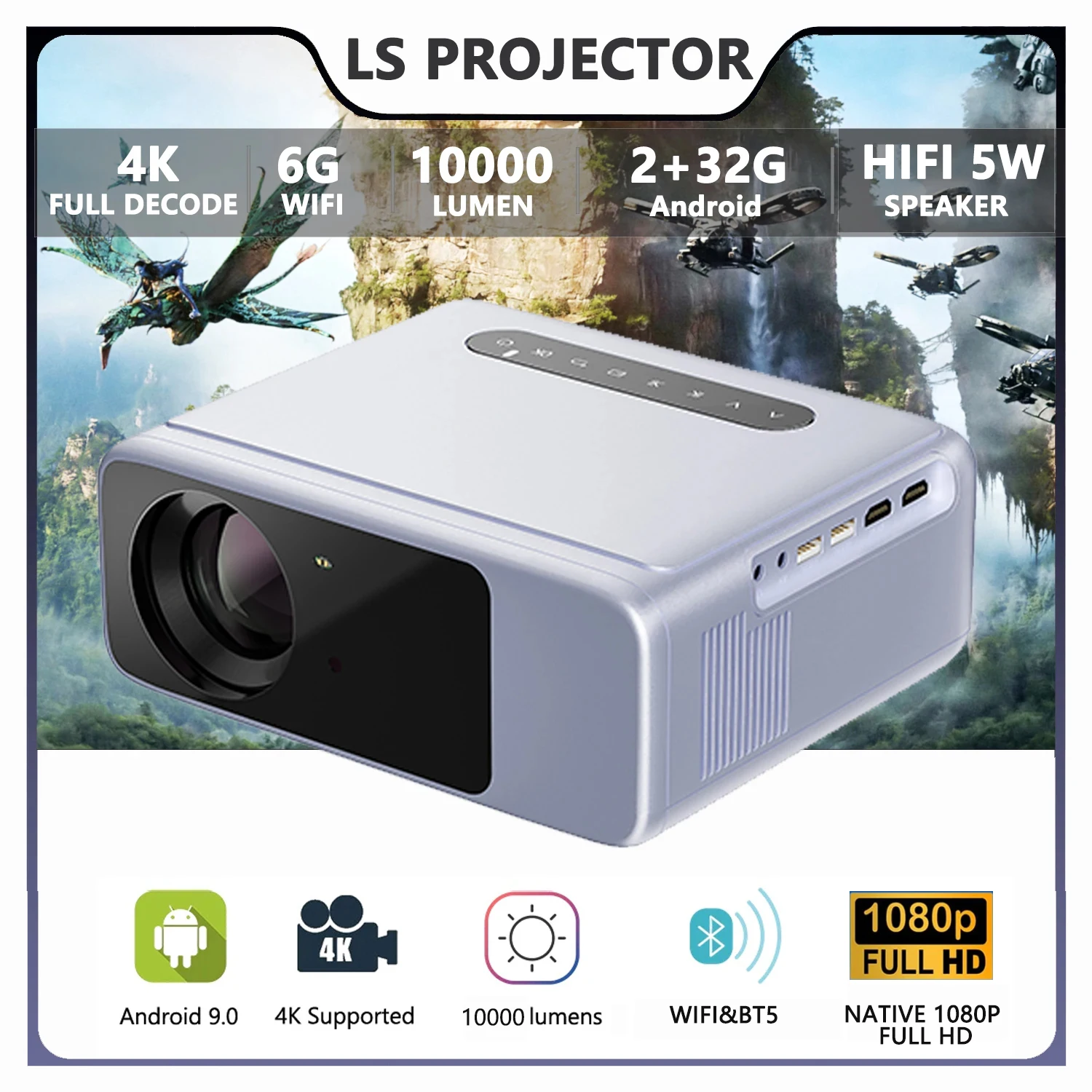 LS-Projector-4K-Android-TV-Projector-M8-Full-HD-Wifi6-10000-Lumens ...