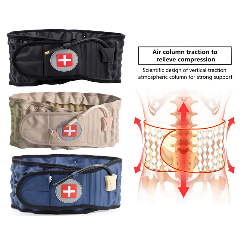 Lumbar-Support-Decompression-Waist-Air-Traction-Brace-Spinal-Back ...