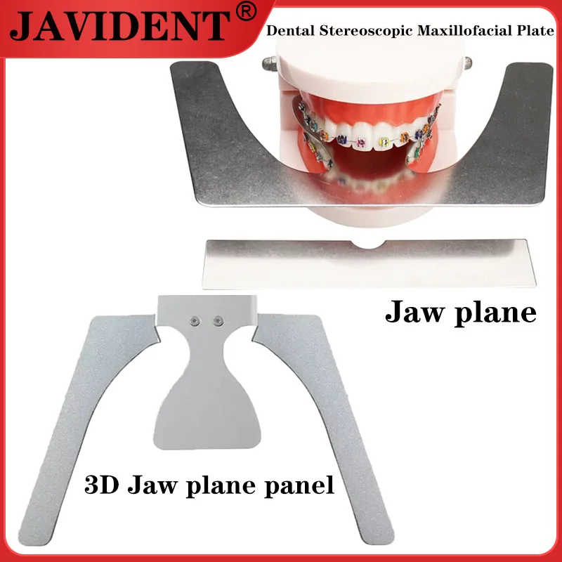 1Set Dental 3D Jaw Bite Plane Plate Autoclavable Complete Denture ...