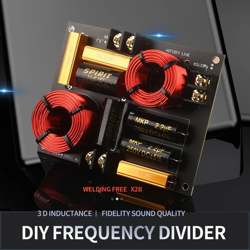 HIFIDIY Hi-Fi 2WAY 2 speaker Unit (tweeter +bass ) Speakers audio ...
