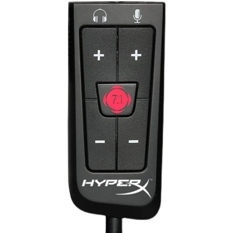 HyperX DSP Cloud Virtual 7.1 Virtual Surround Sound Card Remote Control ...