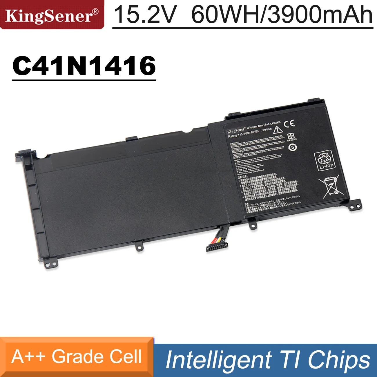 KingSener-C41N1416-Laptop-Battery-for-ASUS-ZenBook-Pro-G501-G501J ...