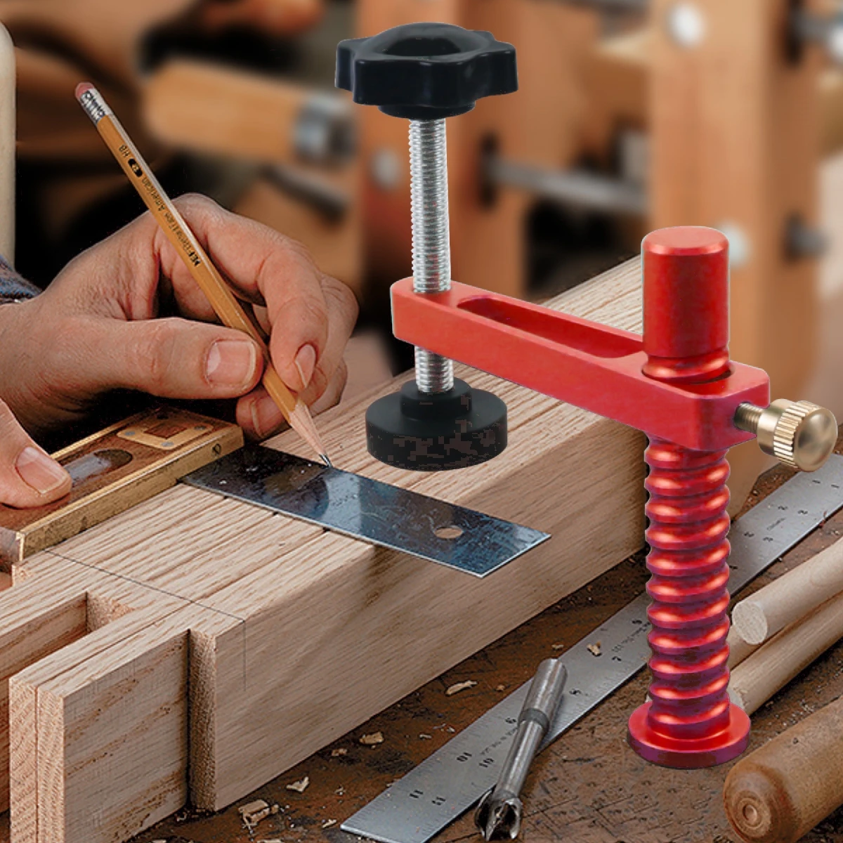 Workbench-1Pack-Bench-Dog-Clamp-19-20mm-Dog-Hole-Clamps-for-Woodworking ...