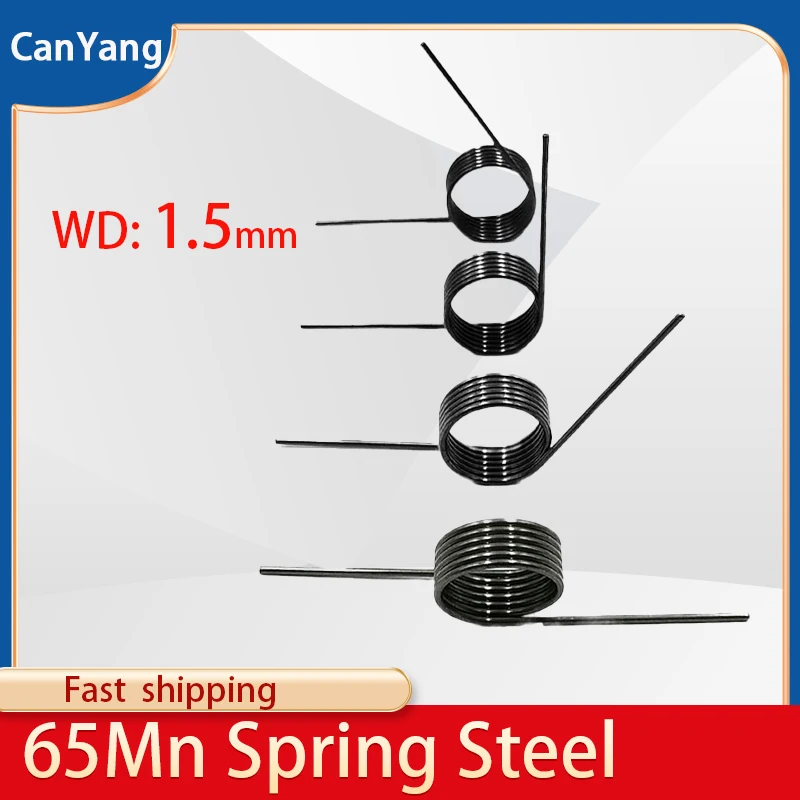 V-shaped-65Mn-steel-spiral-torsion-spring-spiral-torsion-ring-wire ...