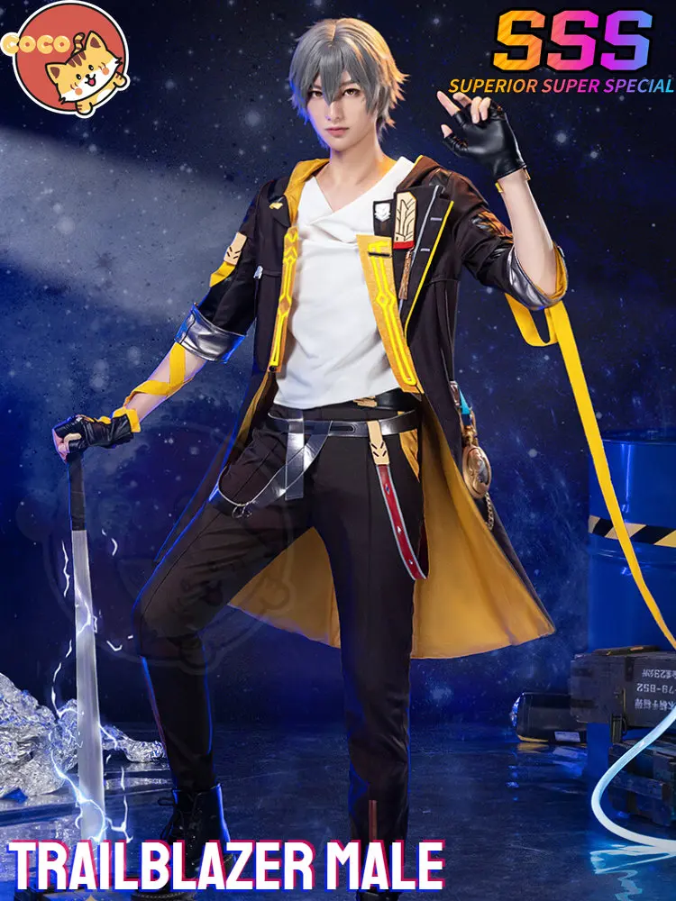 CoCoCos-Jogo SSS Honkai Star Rail Trailblazer, Traje Cosplay Masculino ...