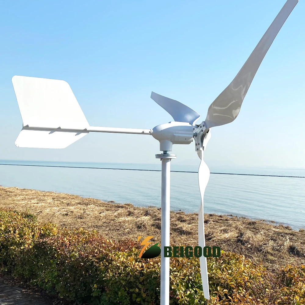 China-Factroy-5KW-Horizontal-Wind-Power-Turbine-Generator-For-Home-Farm ...