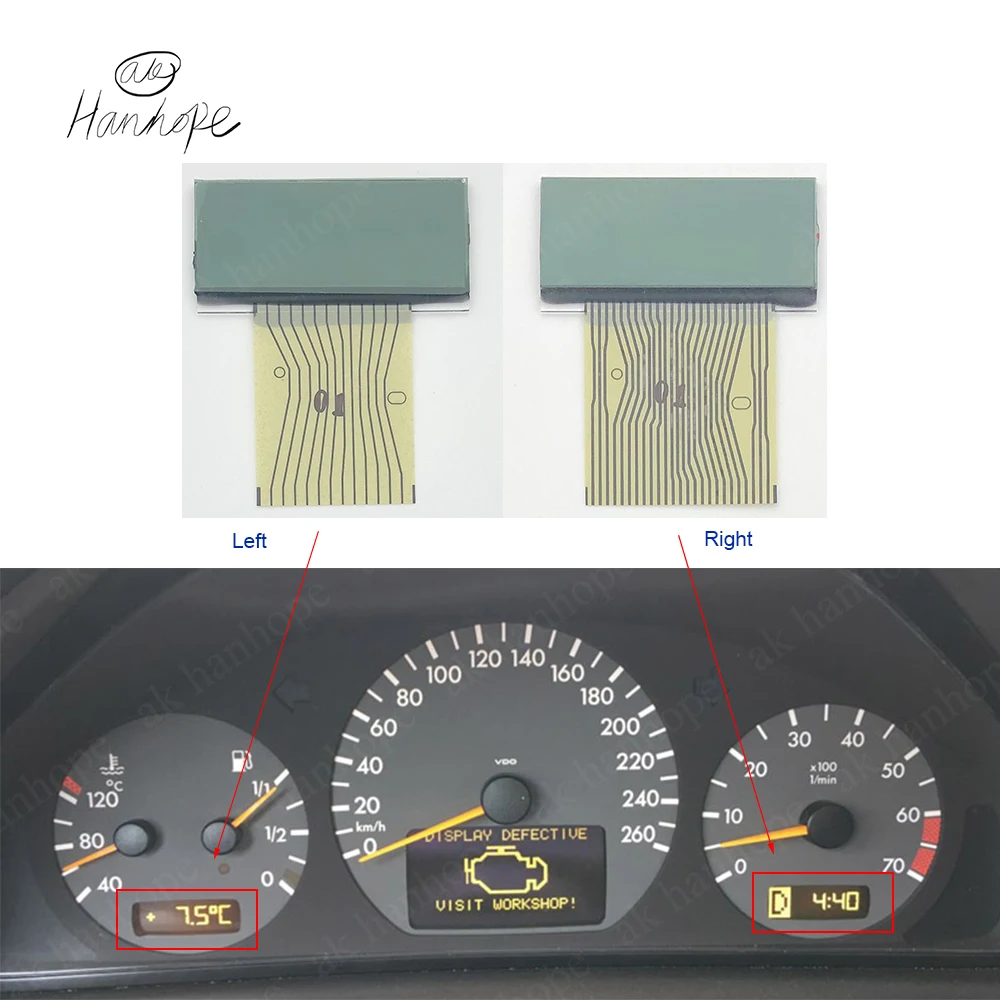 For Mercedes Benz W203 C Class 2000-2007 W463 Instrument Cluster ...