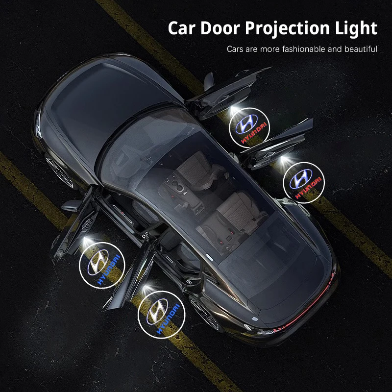 Car Door Welcome Light Car Open Door Projection Lamp For Hyundai I30 ...