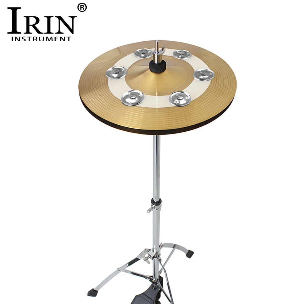 IRIN-Cymbal-Ring-Bell-Cymbals-Hi-Hat-Tambourine-Drum-Set-Tambourine ...