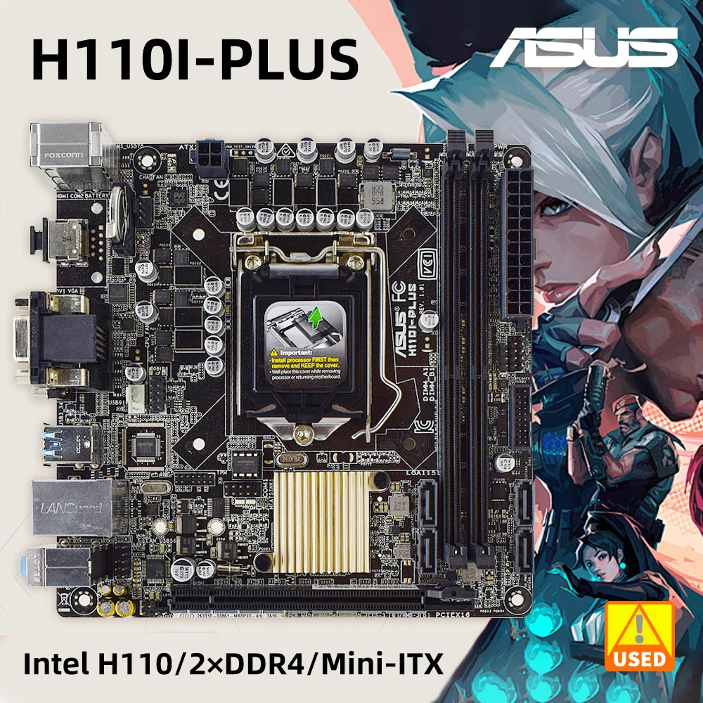 ASUS-H110I-Plus-Intel-H110-Motherboard-DDR4-LGA-1151-Socket-for-i3-i5 ...