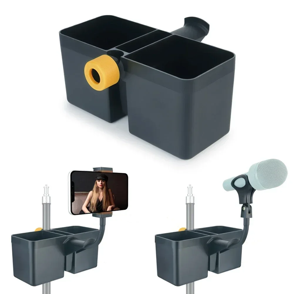 Microphone Stand Tray Drink Holder Headphone Phone Clip For Tripod ...