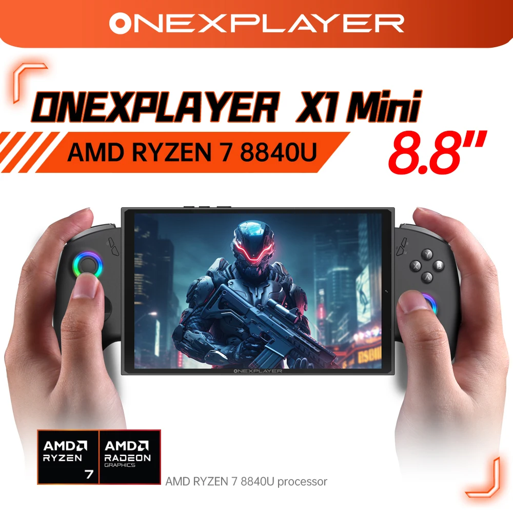 New-OneXPlayer-X1-mini-8-8-Inch-AMD-R7-8840u-2K-144hz-Onexconsole ...