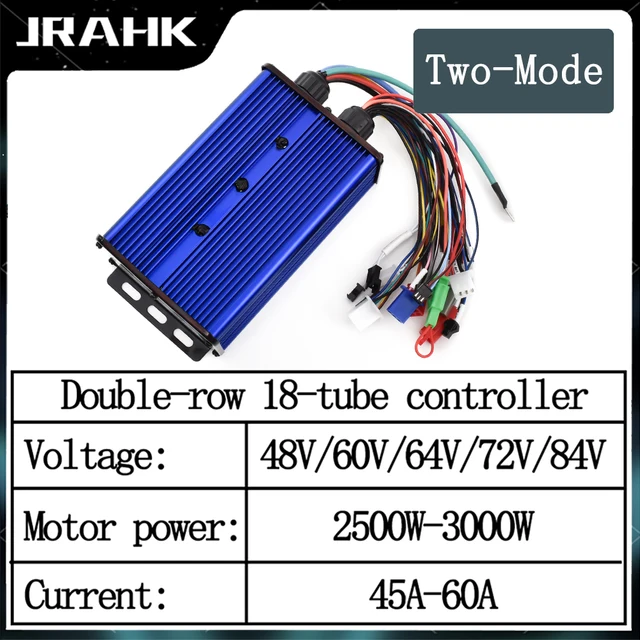 JRAHK Electric Controller 2500 3000W 48 60 64 72 84V 50A Brushless Dual ...