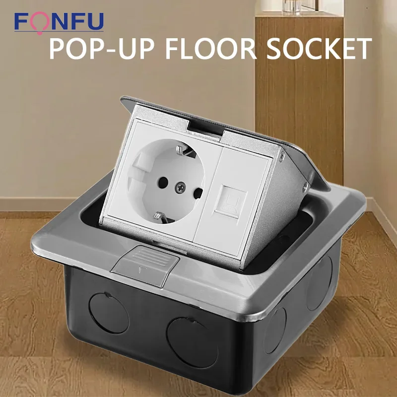 Electrical-Switches-Desktop-Socket-EU-Universal-Power-Outlet-Hidden ...