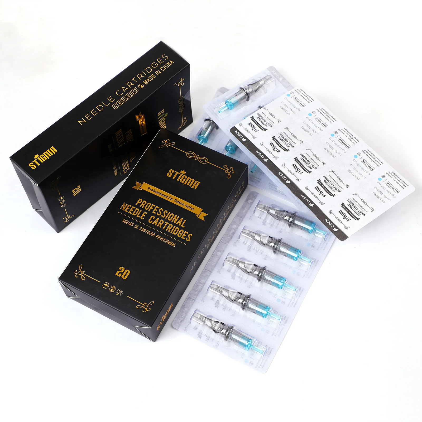 Box Of 20pcs Stigma Premium Tattoo Needle Revolution Cartridges Rl Rs ...