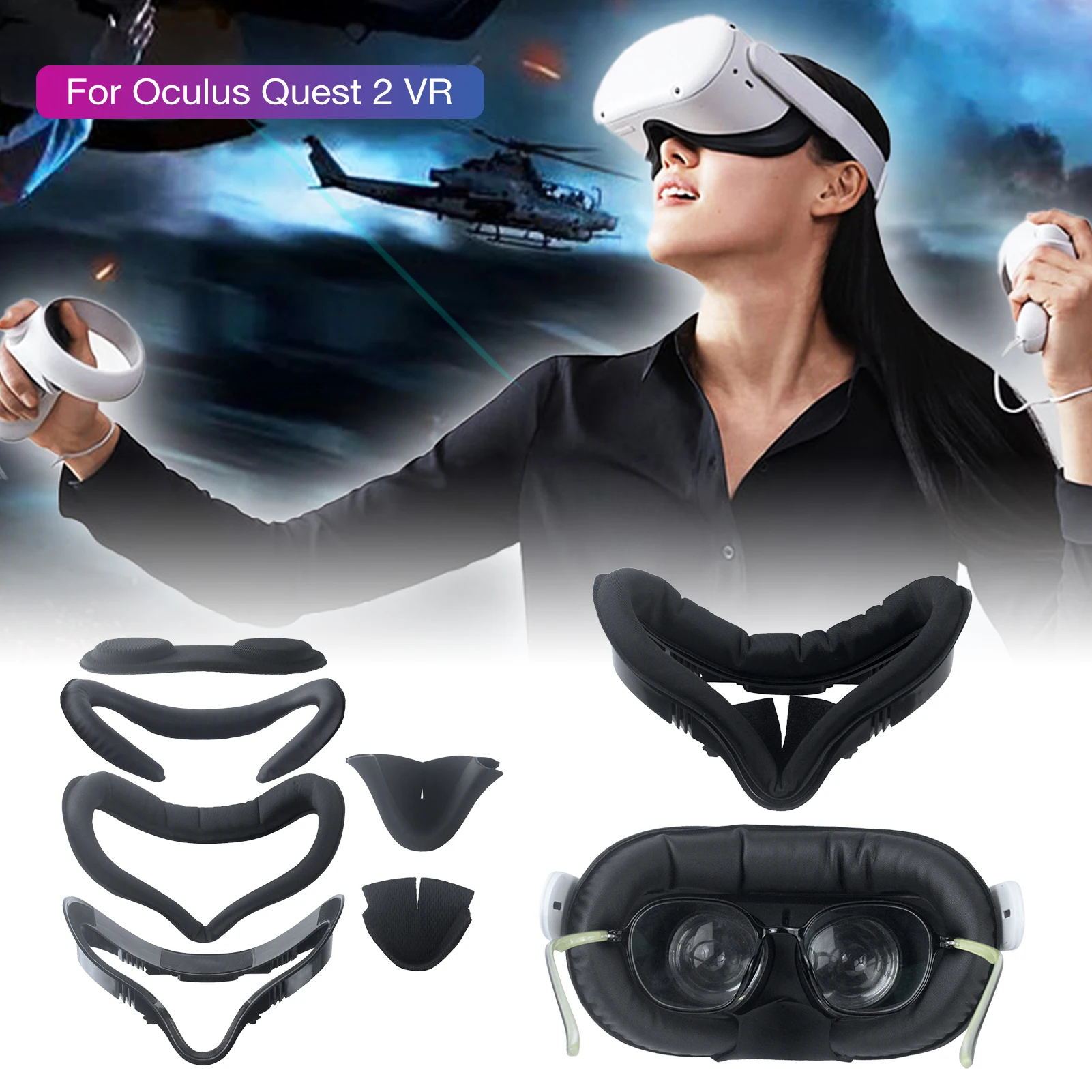 Face Cover Bracket | Oculus Quest 2 | Vr Accessories | Protective Set ...