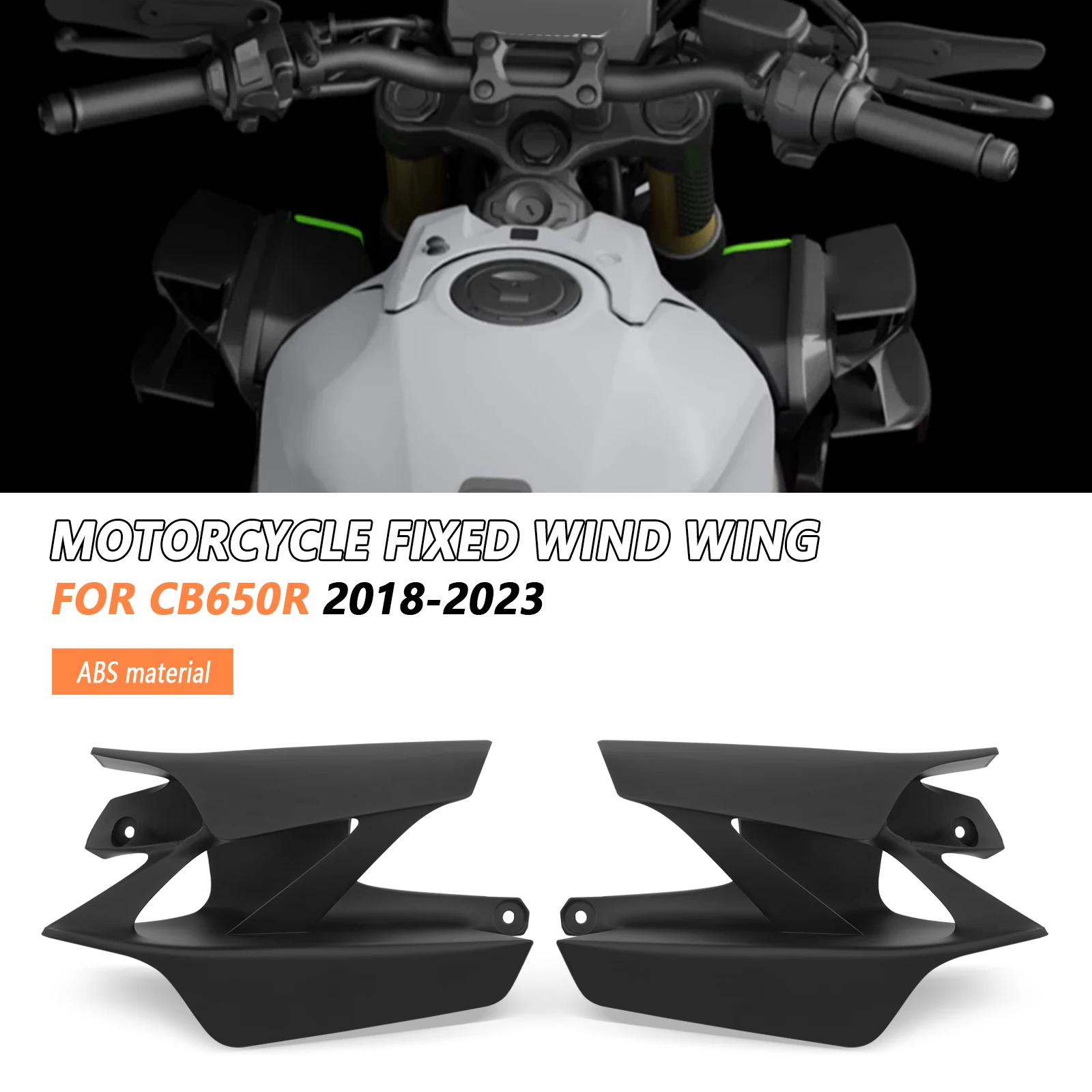 For Honda CB650R CB650 R 2019 2020-2023 NEW Motorcycle Side Winglet ...