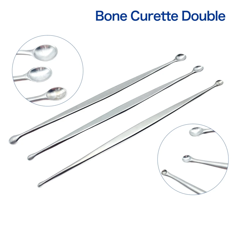 Orthopedic-Steel-Volkman-Bone-Curette-Double-End-Oval-Round-Bone ...