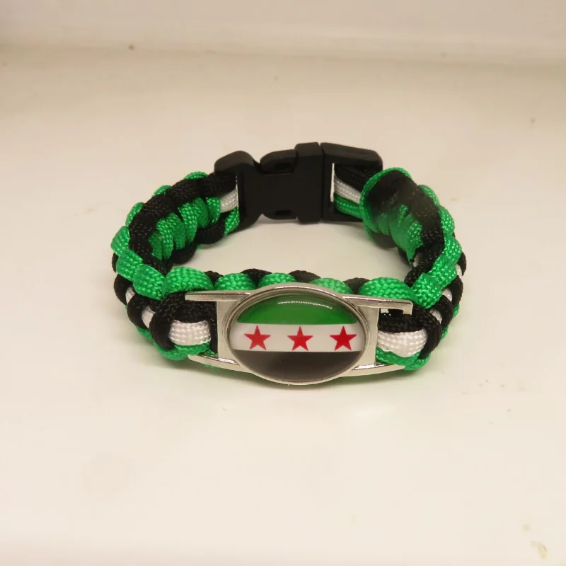Love-Syrian-Bracelet-Charm-Handmade-Syrian-Flag-Bracelets-For-Men-And ...