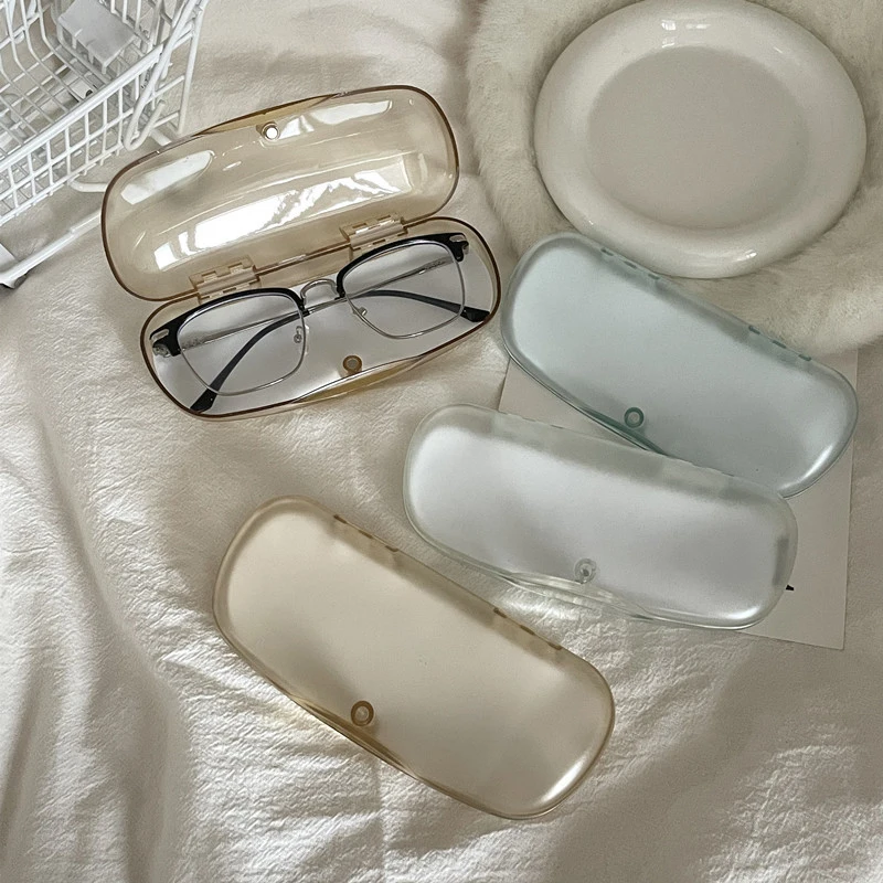 Portable-Transparent-Plastic-Sunglasses-Case-Protector-Box-Students ...